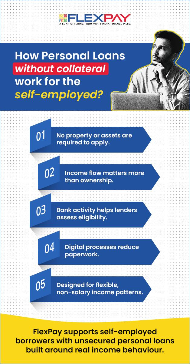No Collateral Personal Loans for Self-Employed | Easy Online Loans
